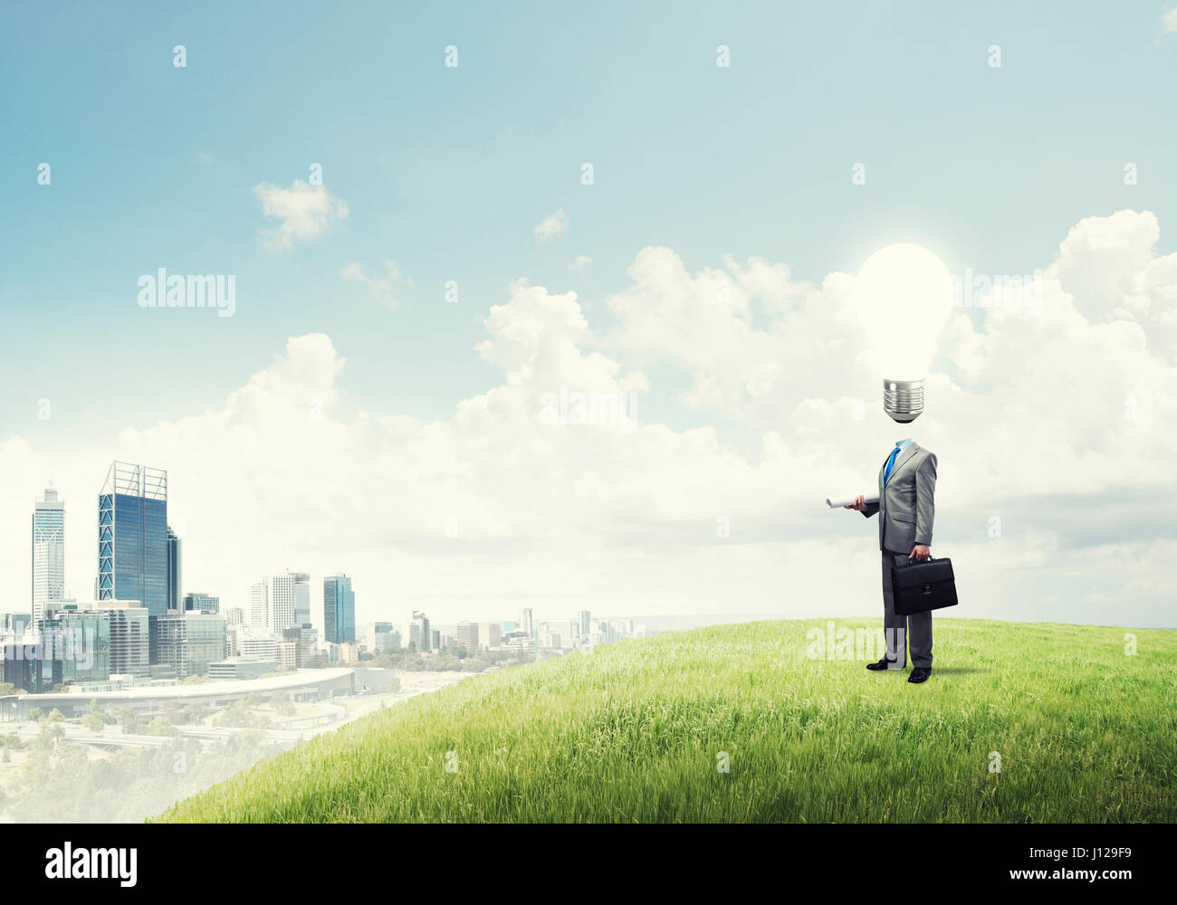 Man of creative ideas Stock Photo - Alamy
