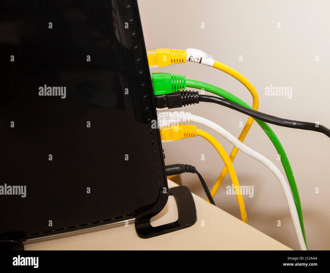 Office computer, internet connection Stock Photo - Alamy