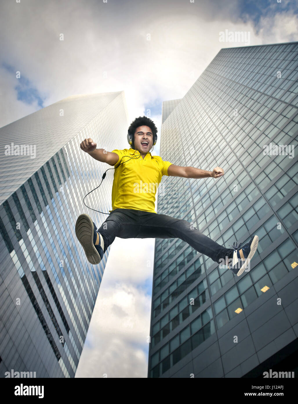 Person Falling From Building