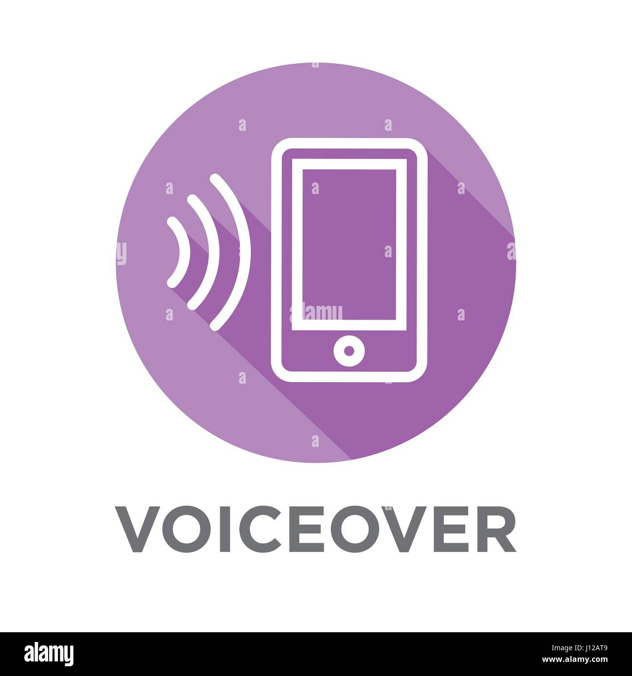 Voiceover or Voice Command Icon with Sound Wave Images Set Stock Vector ...