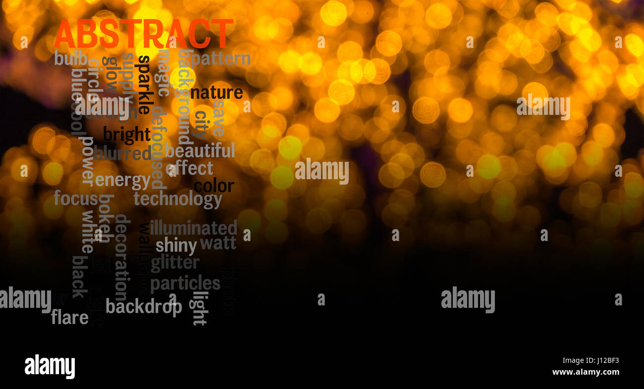 Word ABSTRACT with blurred light background Stock Photo - Alamy