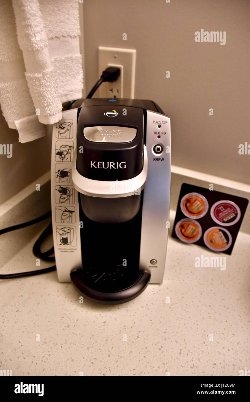 Hotel room coffee machine hi-res stock photography and images - Alamy