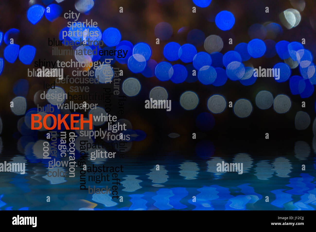 Word BOKEH with blurred light background Stock Photo - Alamy