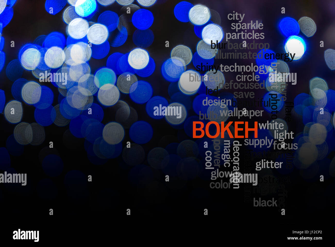 Word BOKEH with blurred light background Stock Photo - Alamy
