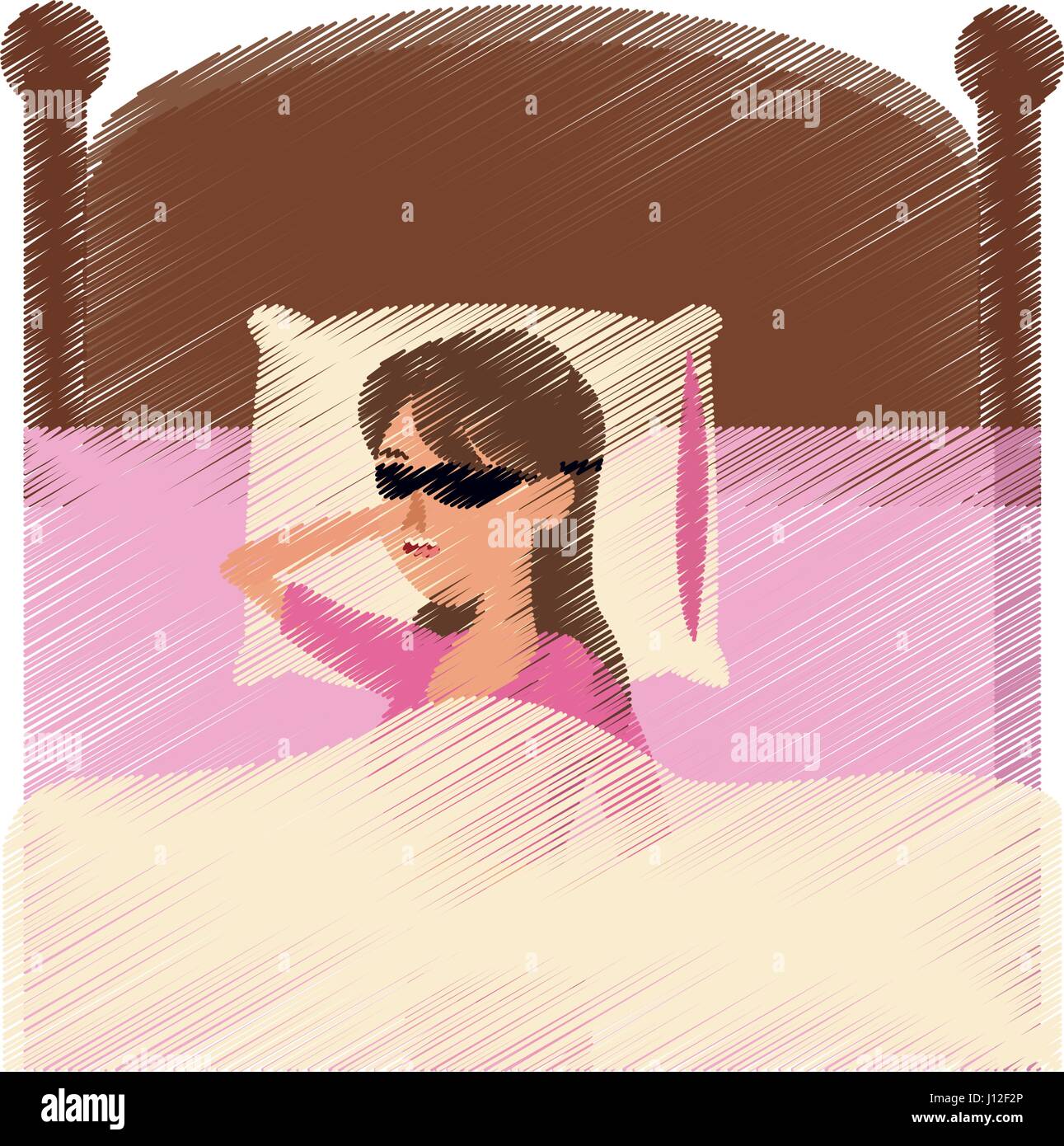 person sleeping icon image Stock Vector Image & Art - Alamy