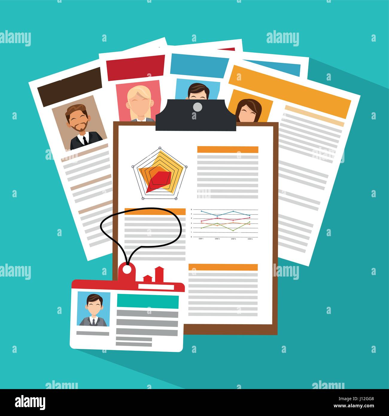 human resources design Stock Vector Image & Art - Alamy