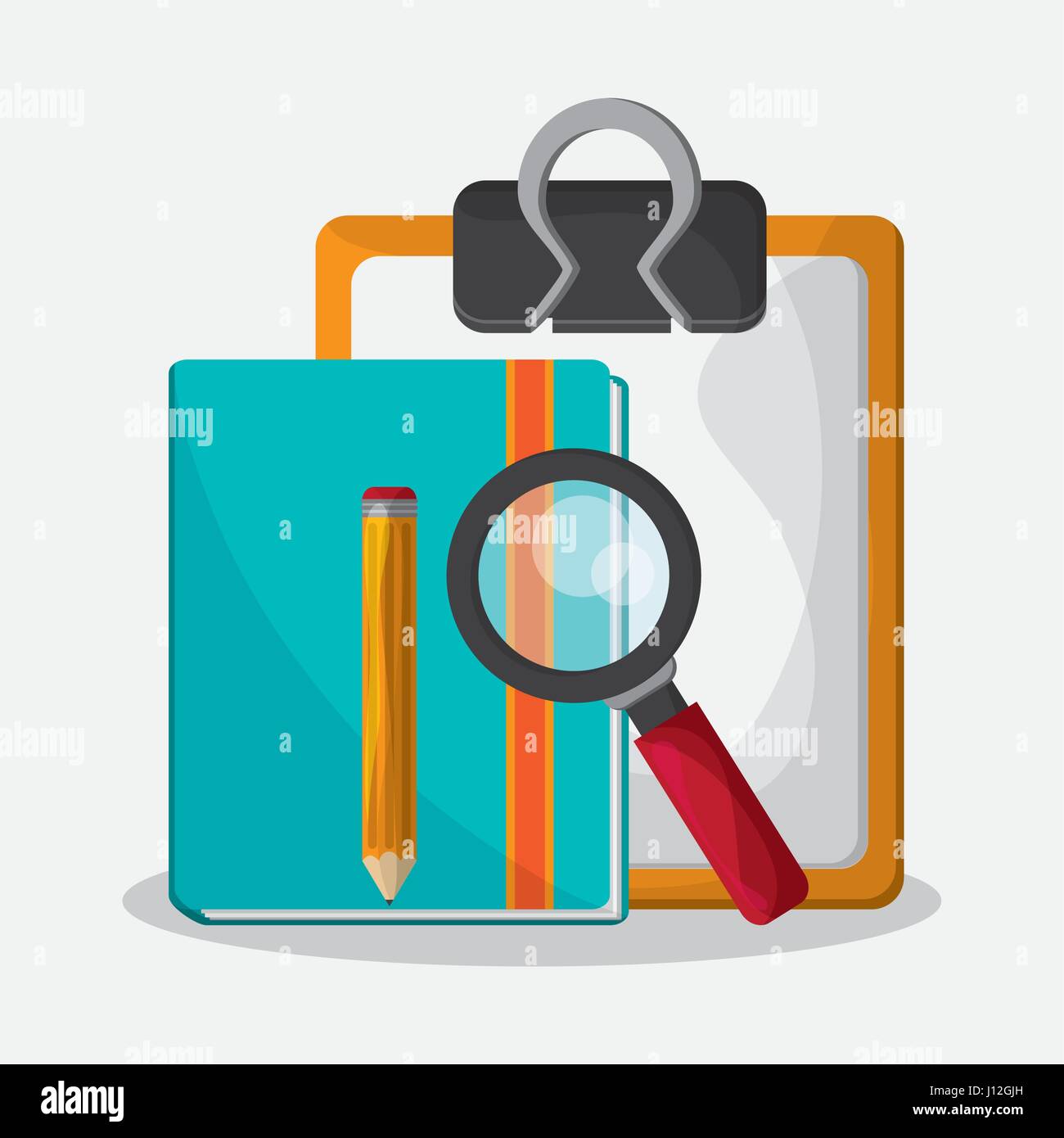Examination magnify Stock Vector Images - Alamy