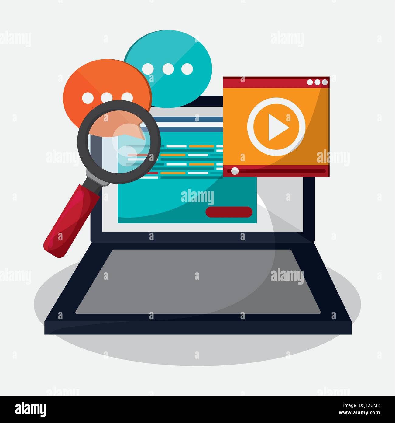 web search related icons image Stock Vector Image & Art - Alamy