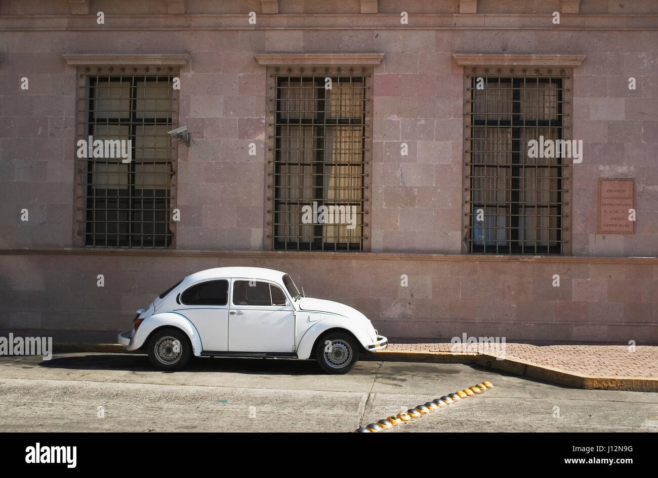 VW bug on street. Mazatlan Mexico Stock Photo - Alamy