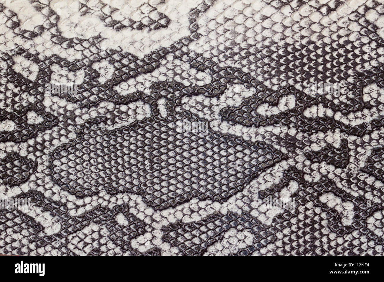 Genuine leather texture with imitation of exotic reptile with a matte ...