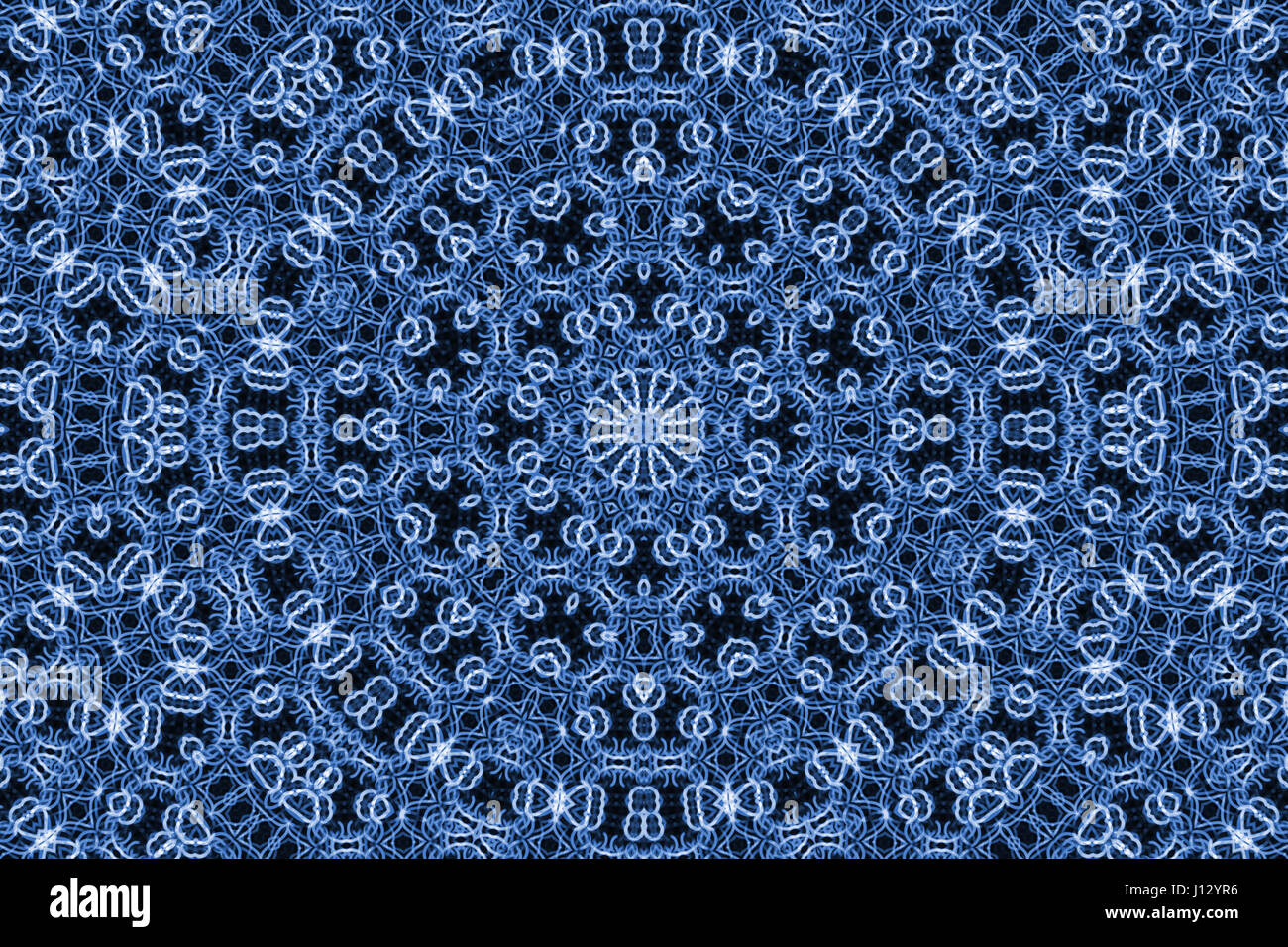 Abstract blue ornamental background Stock Photo - Alamy