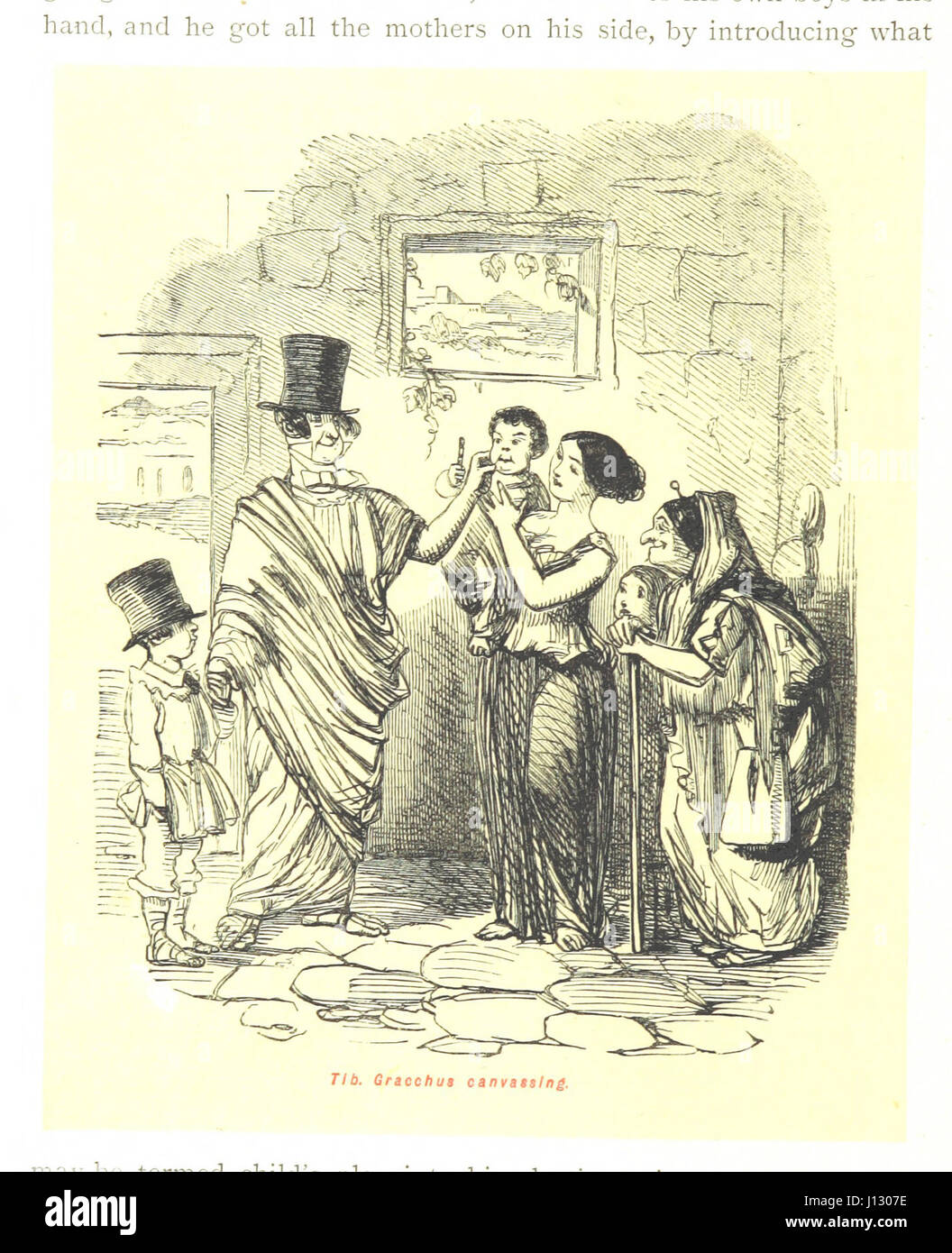 [The Comic History of Rome ... Illustrated by John Leech.] Stock Photo ...