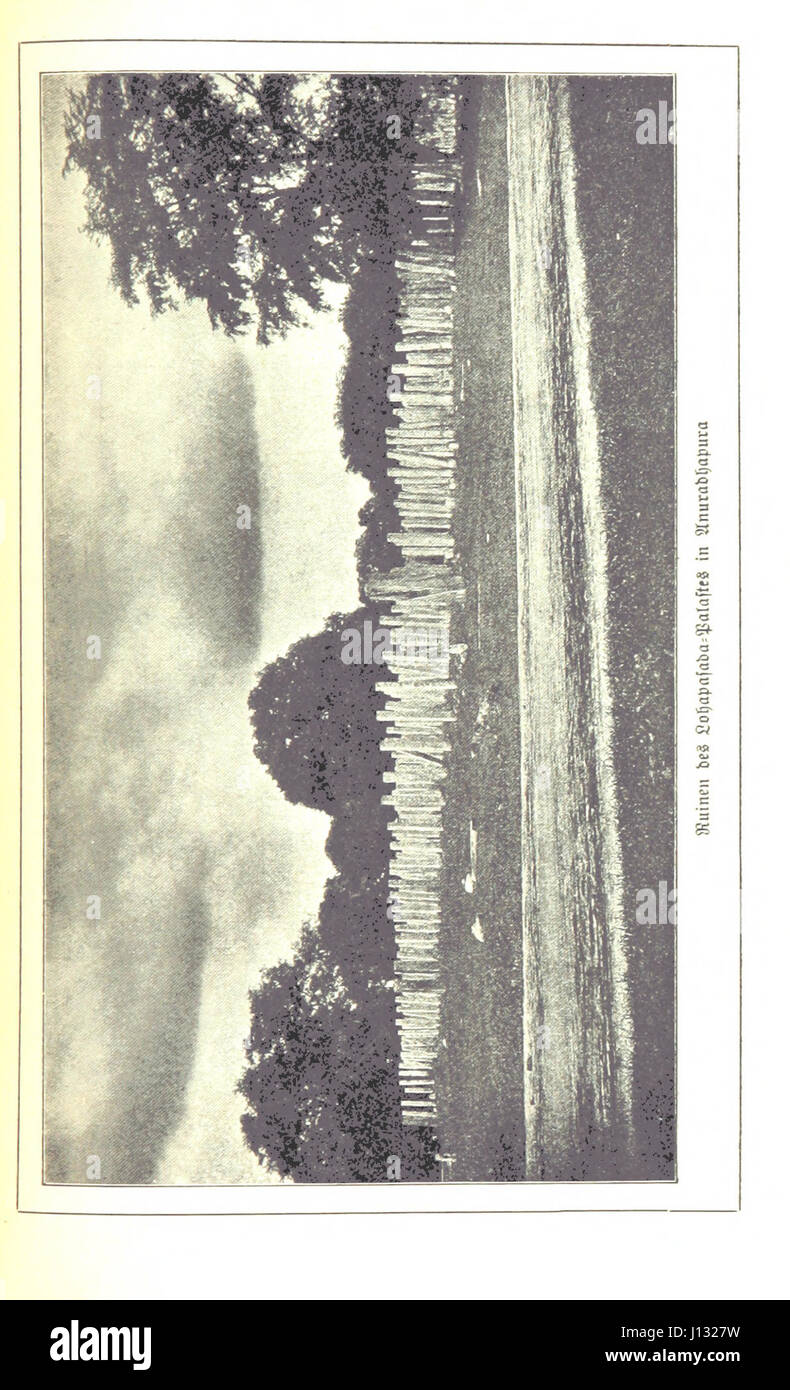 Ceylon ... Mit 39 Bildern und 1 Karte. 8. Tausend Stock Photo - Alamy