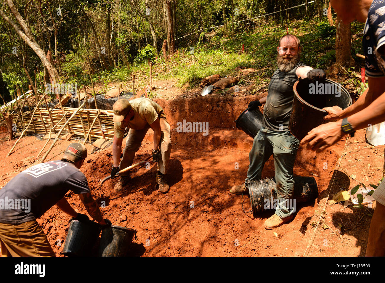 U.S. Army Staff Sgt. Matthew Lyday (left), Spc. Cody MacKenn (center ...