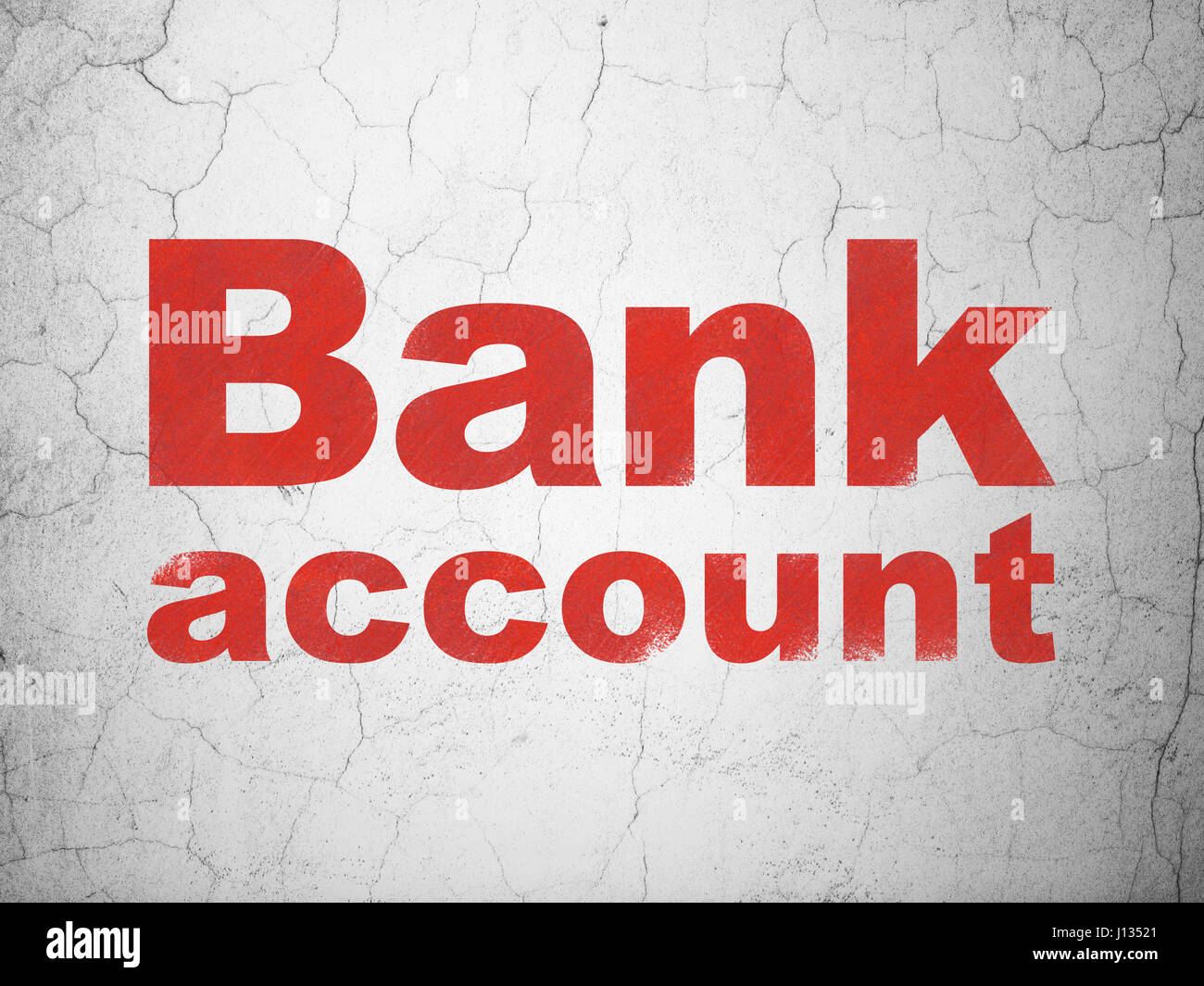 Money concept: Bank Account on wall background Stock Photo - Alamy