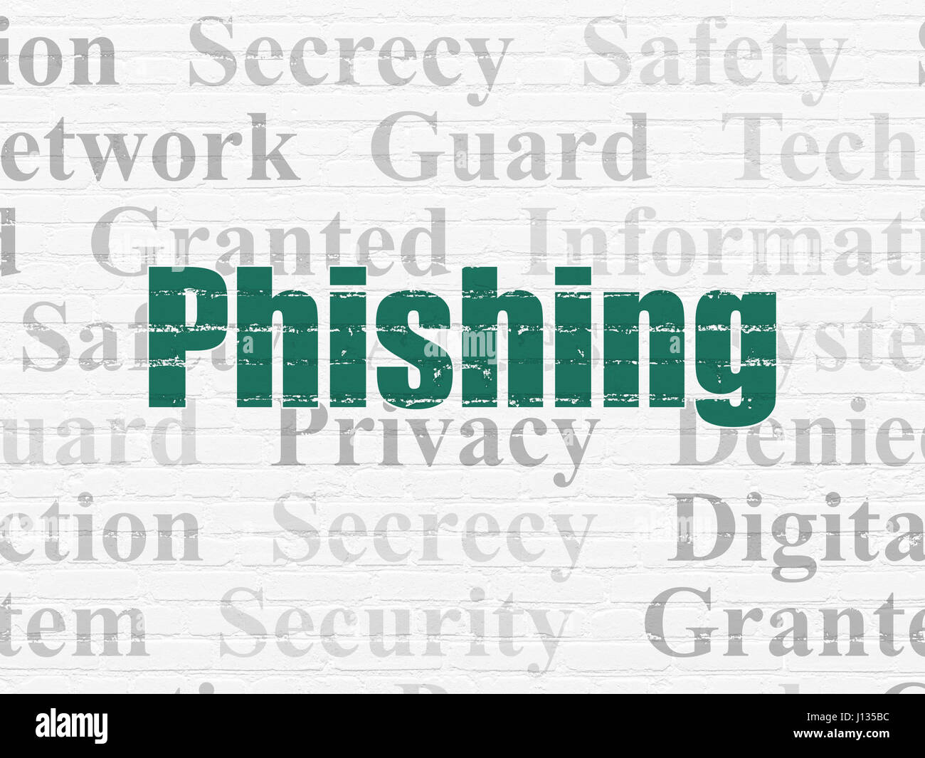 Safety concept: Phishing on wall background Stock Photo - Alamy
