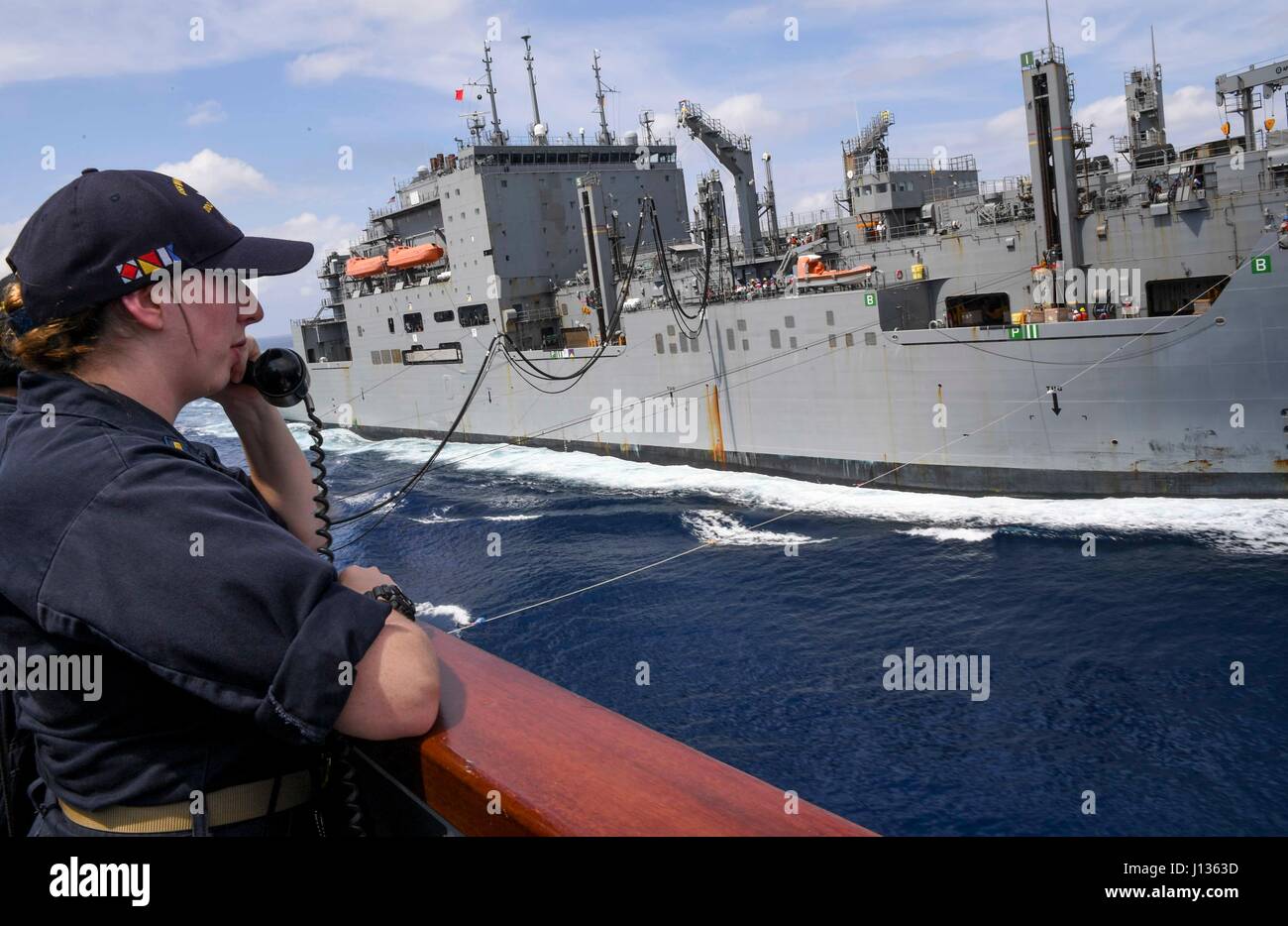 170403-N-RM689-211 SOUTH CHINA SEA (April 3, 2017) Ensign Hannah ...