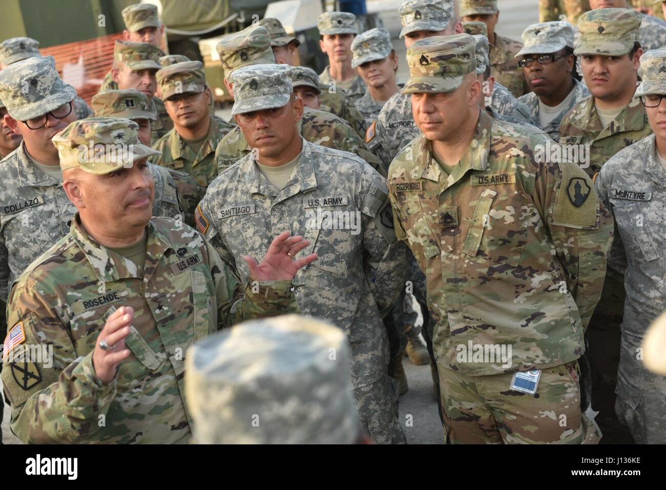 Brig. Gen. Alberto C. Rosende, commanding general for the 1st Mission ...
