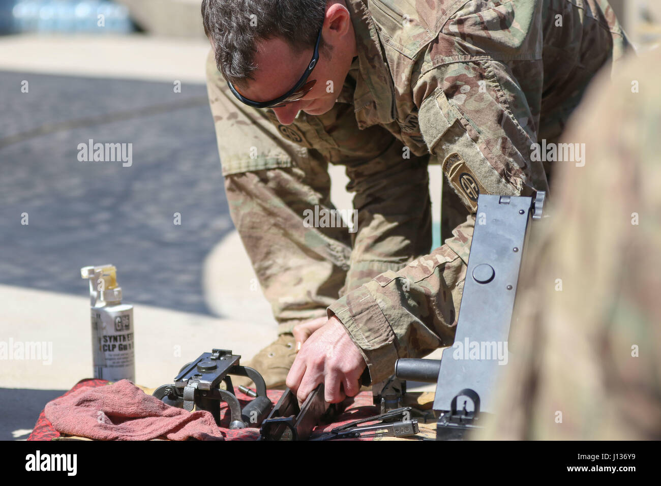 U.S. Army Staff Sgt. Paul Robertson, deployed in support of Combined ...