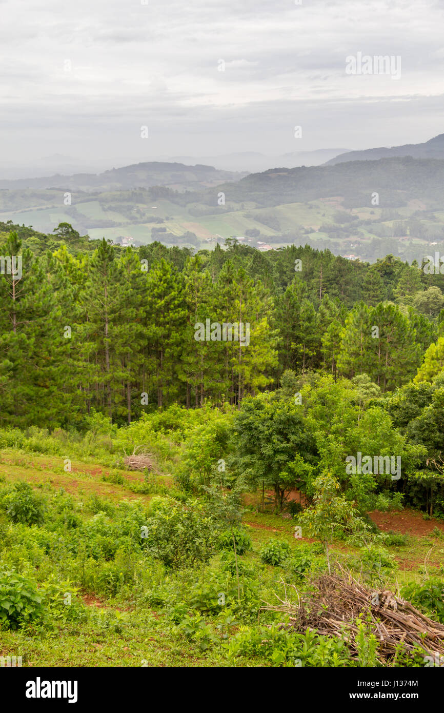 Morro do Gaucho mountain in Arroio do Meio, Rio Grande do Sul, Brazil ...