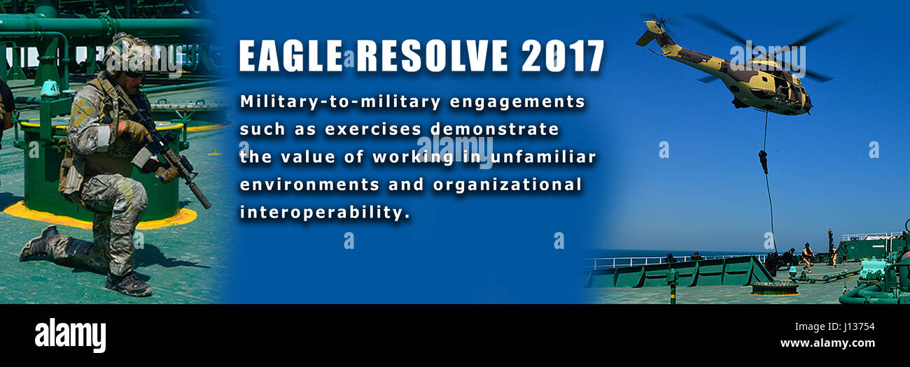 Exercise Eagle Resolve – Illustration Stock Photo - Alamy