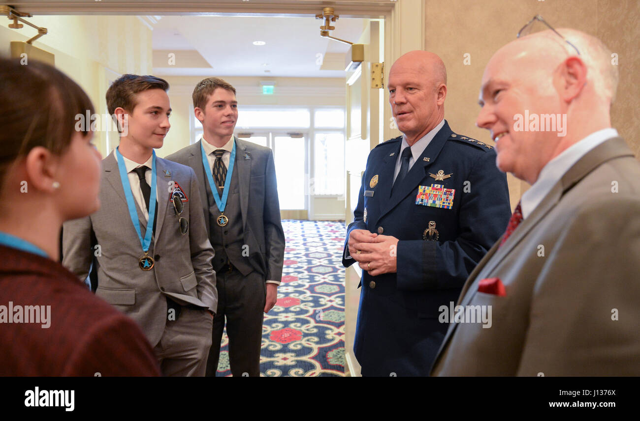 From right, Salvatore “Tory” Bruno, president and chief executive ...