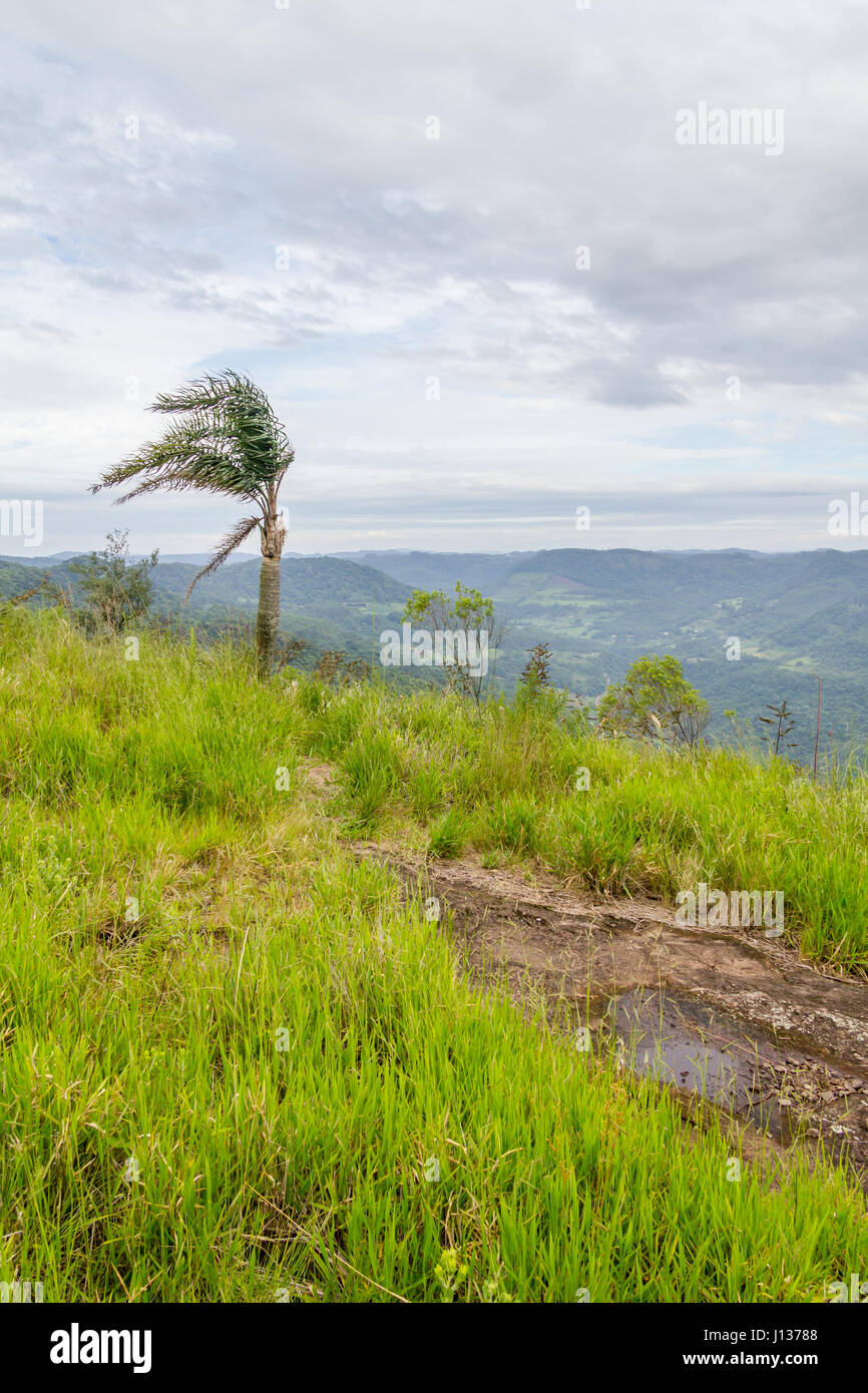 Morro do Gaucho mountain in Arroio do Meio, Rio Grande do Sul, Brazil ...