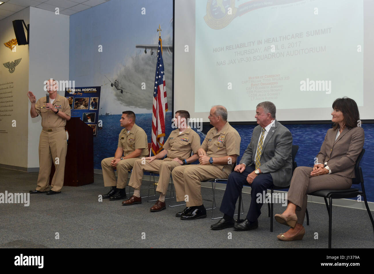 JACKSONVILLE, Fla. (April 6, 2017) – Capt. David Collins, Naval ...