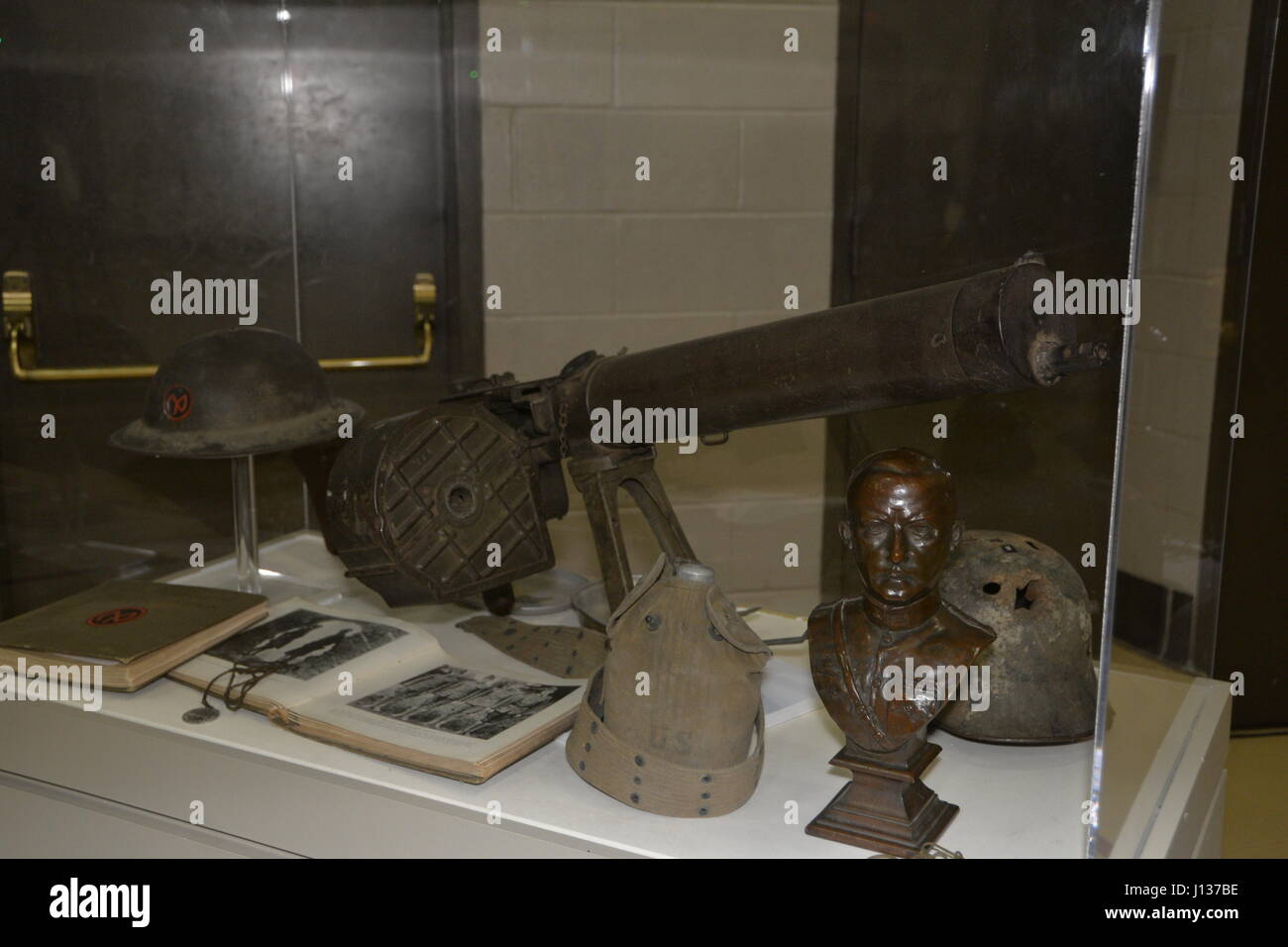 LATHAM, N.Y. -- World War I artifacts on display during a World War I ...