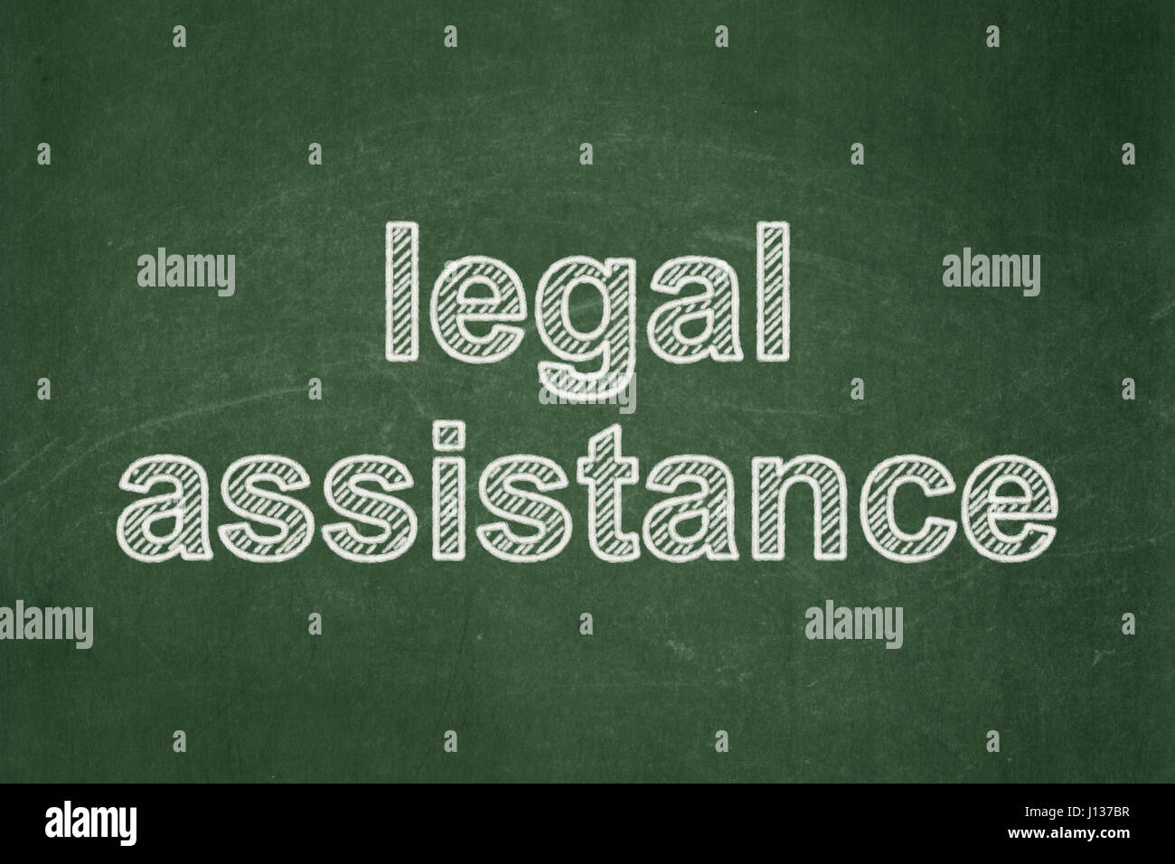 Law concept: Legal Assistance on chalkboard background Stock Photo - Alamy