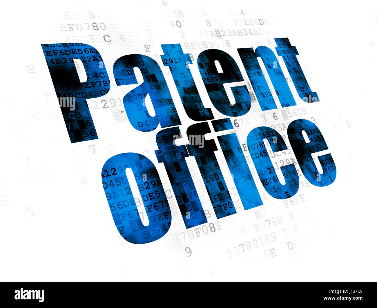 Law concept: Patent Office on Digital background Stock Photo - Alamy