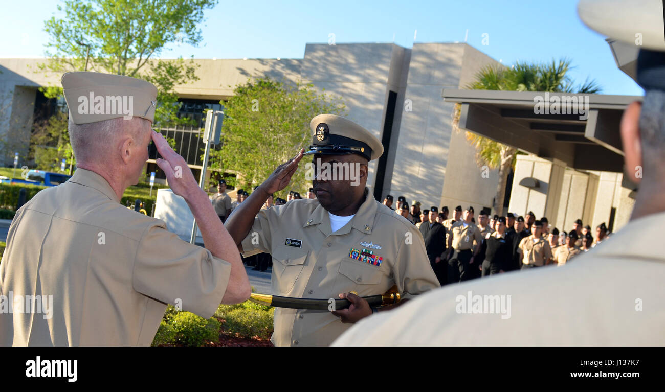 Naval Hospital Jacksonville conducts a Command Master Chief change of ...