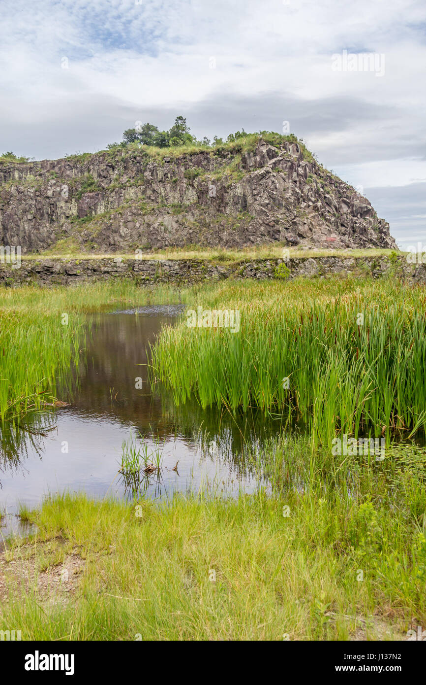 Lake in a Deactivated Stone Quarry in Morro do Gaucho mountain in ...