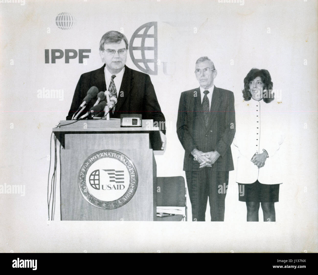 Military official podium event hi-res stock photography and images - Alamy