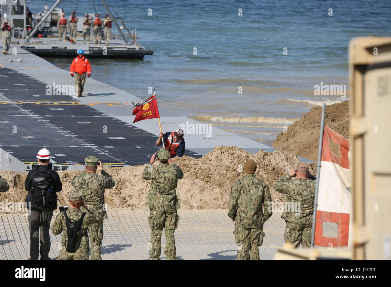 Soldiers from 331 Transportation Company (Causeway), 11th ...