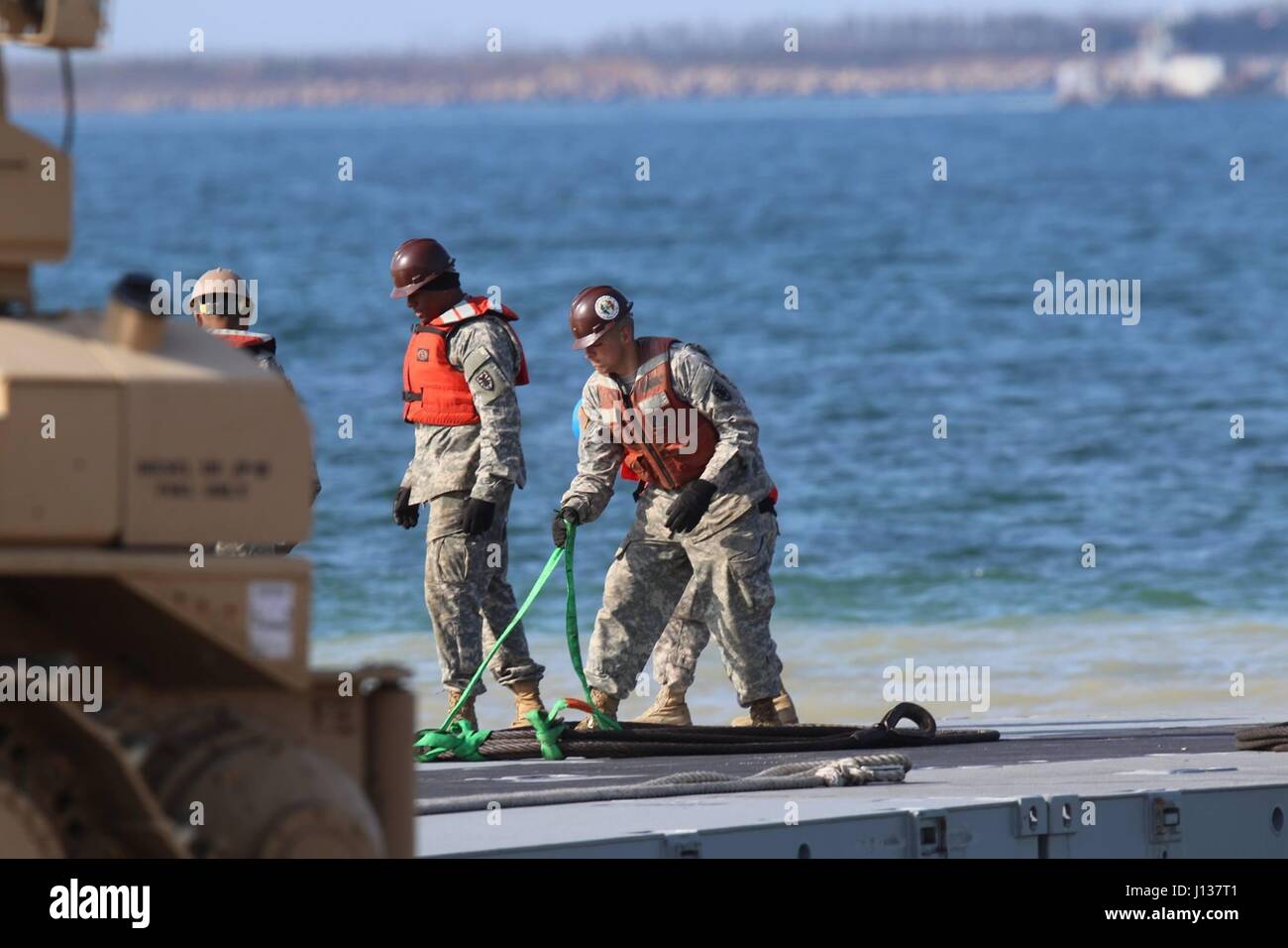 Soldiers from 331 Transportation Company (Causeway), 11th ...