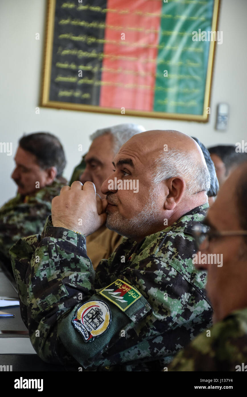 Afghan National Army medical director listens to medical directors from ...