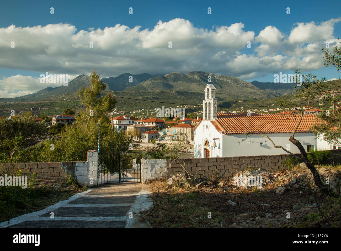 Agios dimitrios village church hi-res stock photography and images - Alamy