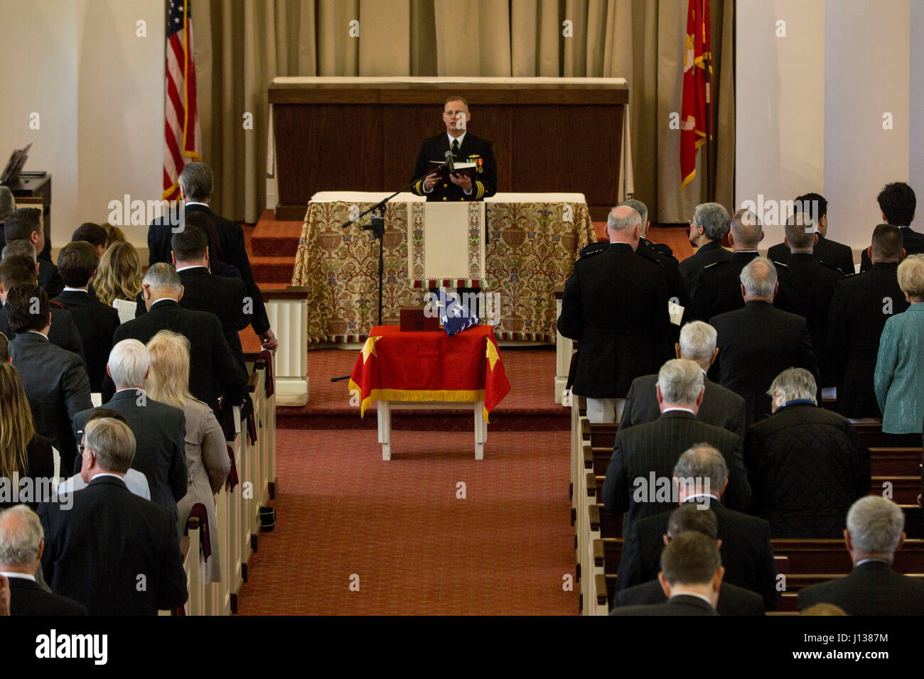 Chaplain Robert Etheridge, deputy command chaplain, Marine Corps Base ...