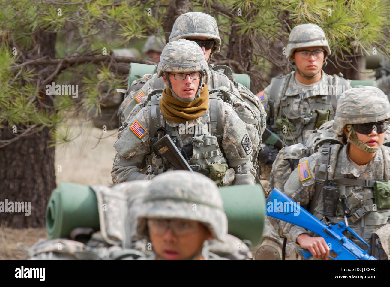 Cadets lead and participate in tactical lanes at a Joint Field Training ...