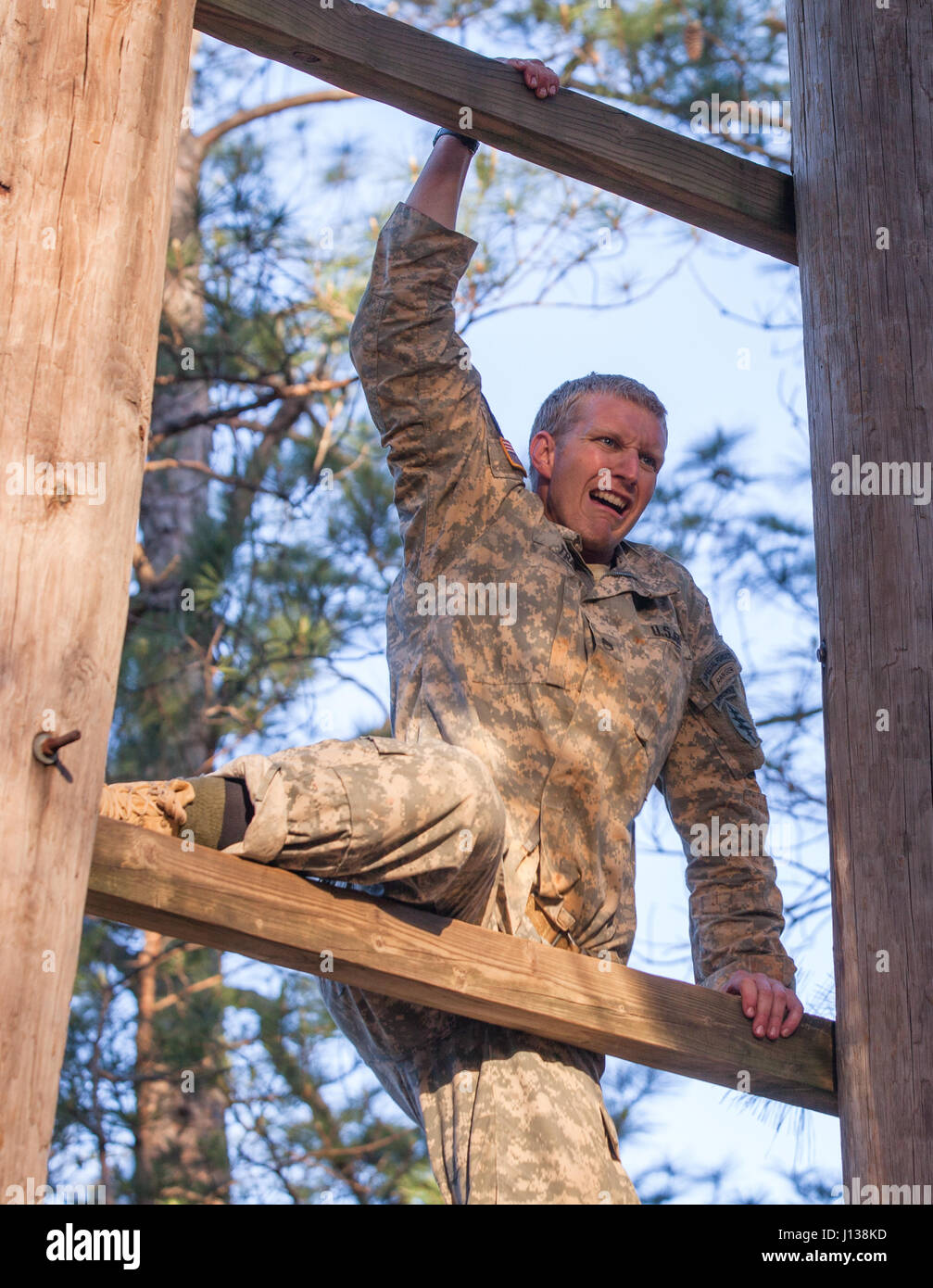 U.S. Army Ranger Staff Sgt. Crawford Trask, assigned to the United ...