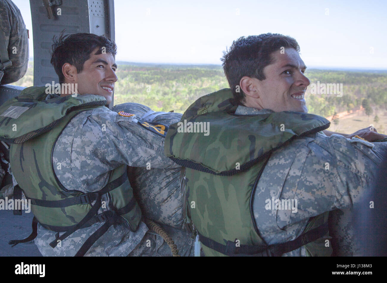 U.S. Army Rangers 1st Lt. Colton Barber and Staff Sgt. Ricardo Orduna ...