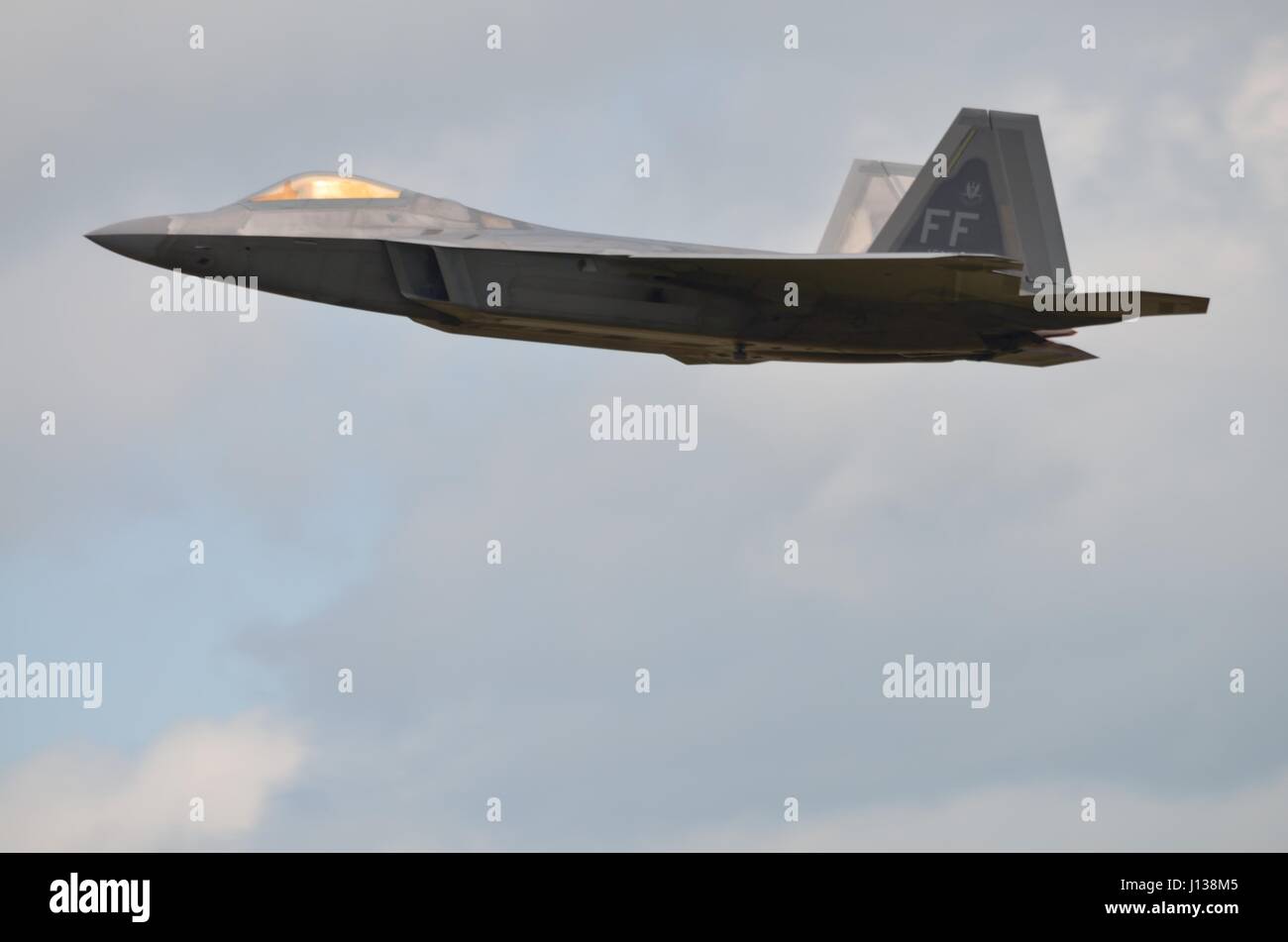 Lockheed Martin F-22A Raptor Fighter Jet Stock Photo - Alamy