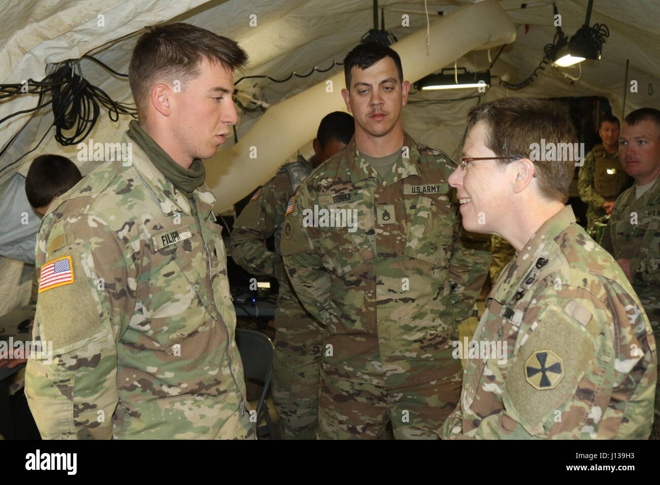 Eighth Army Sustainment Deputy Commanding General tours exercise sites ...