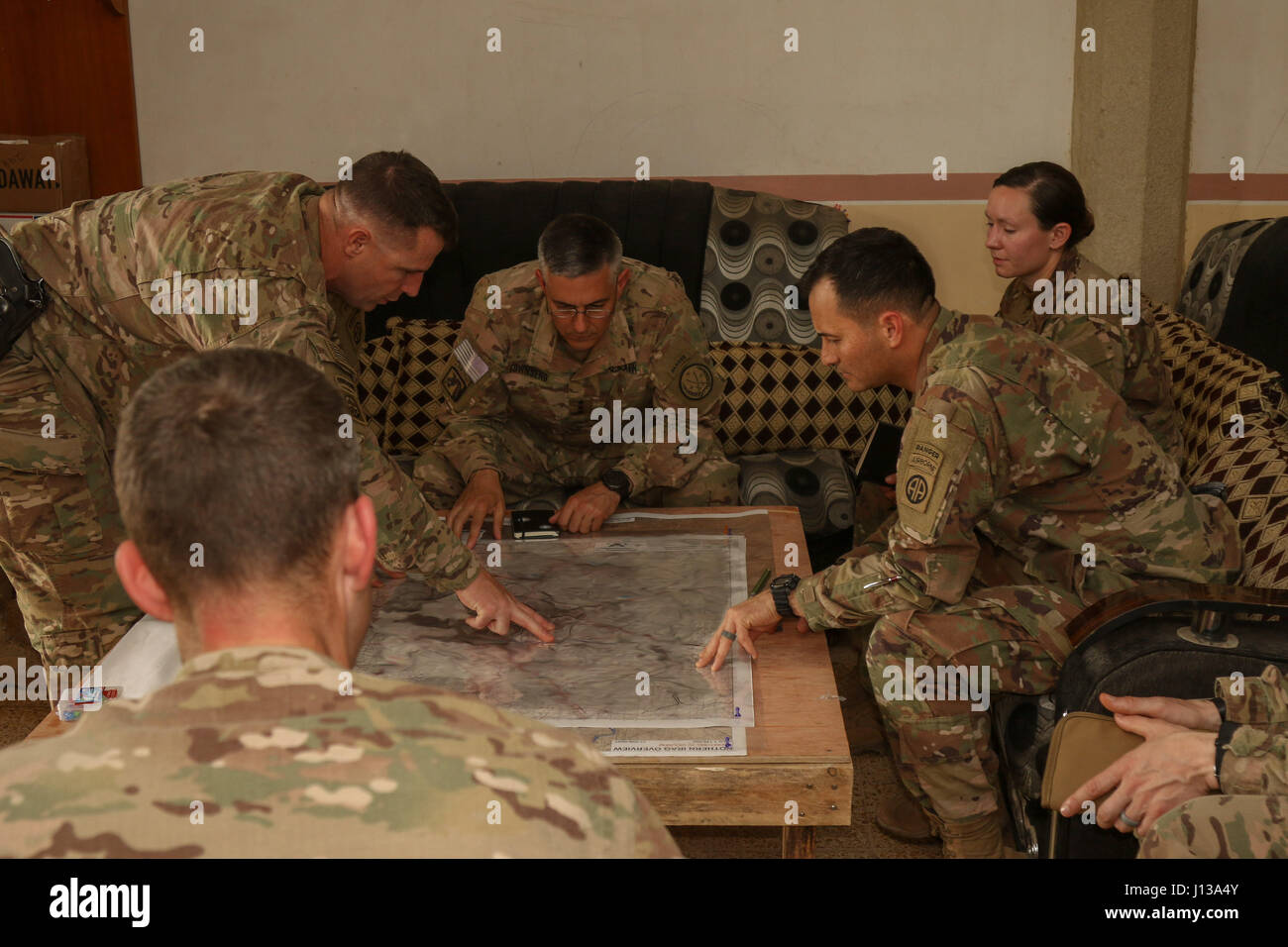 U.S. Army Lt. Gen. Stephen Townsend, commanding general of Combined ...