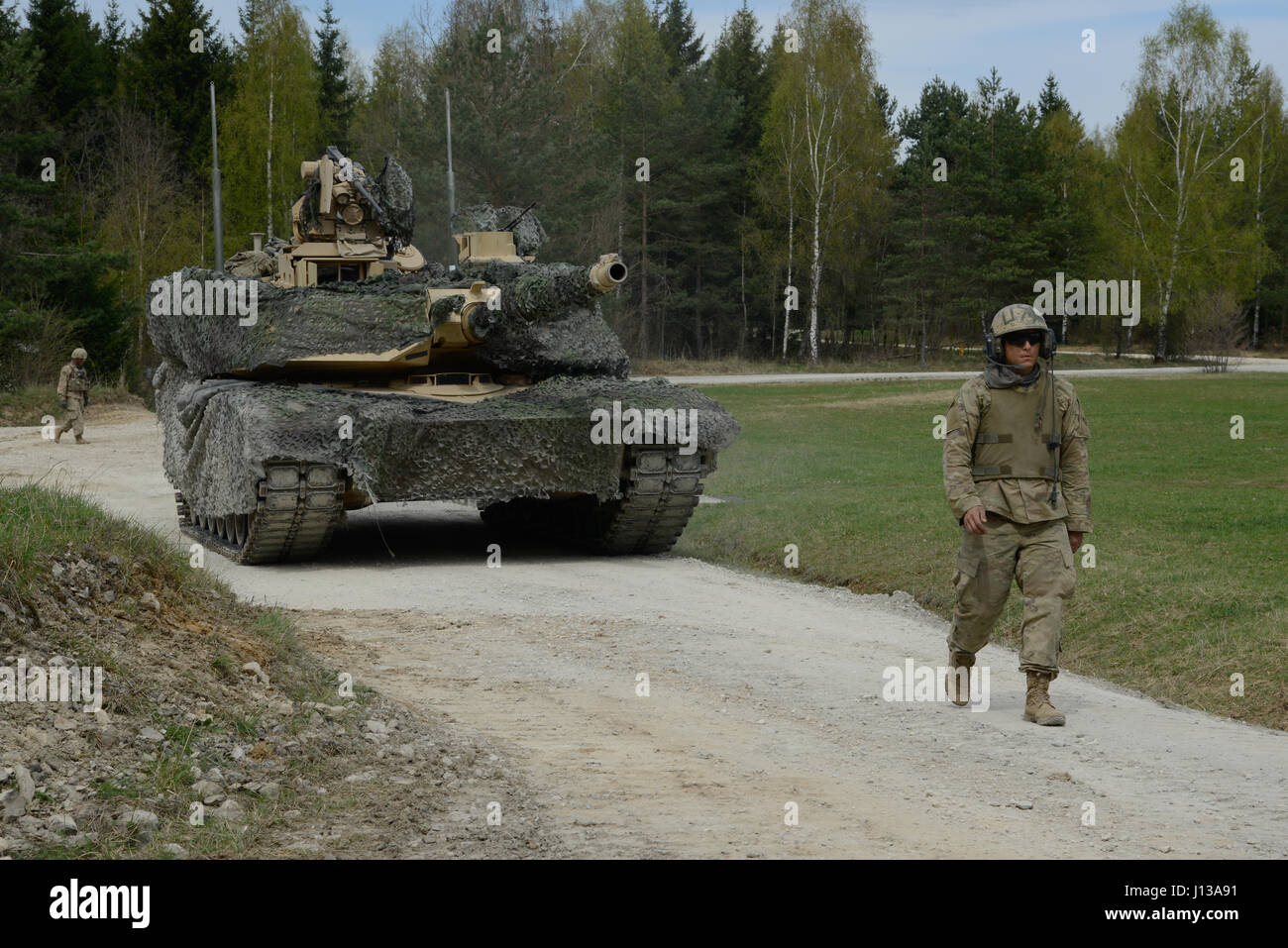 A U.S. Soldier, assigned to 1st Battalion, 66th Armor Regiment, 3rd ...