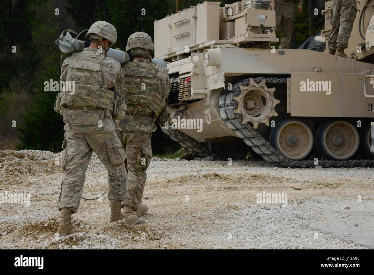 U.S. Soldiers, assigned to 588th Brigade Engineer Battalion, 3rd ...