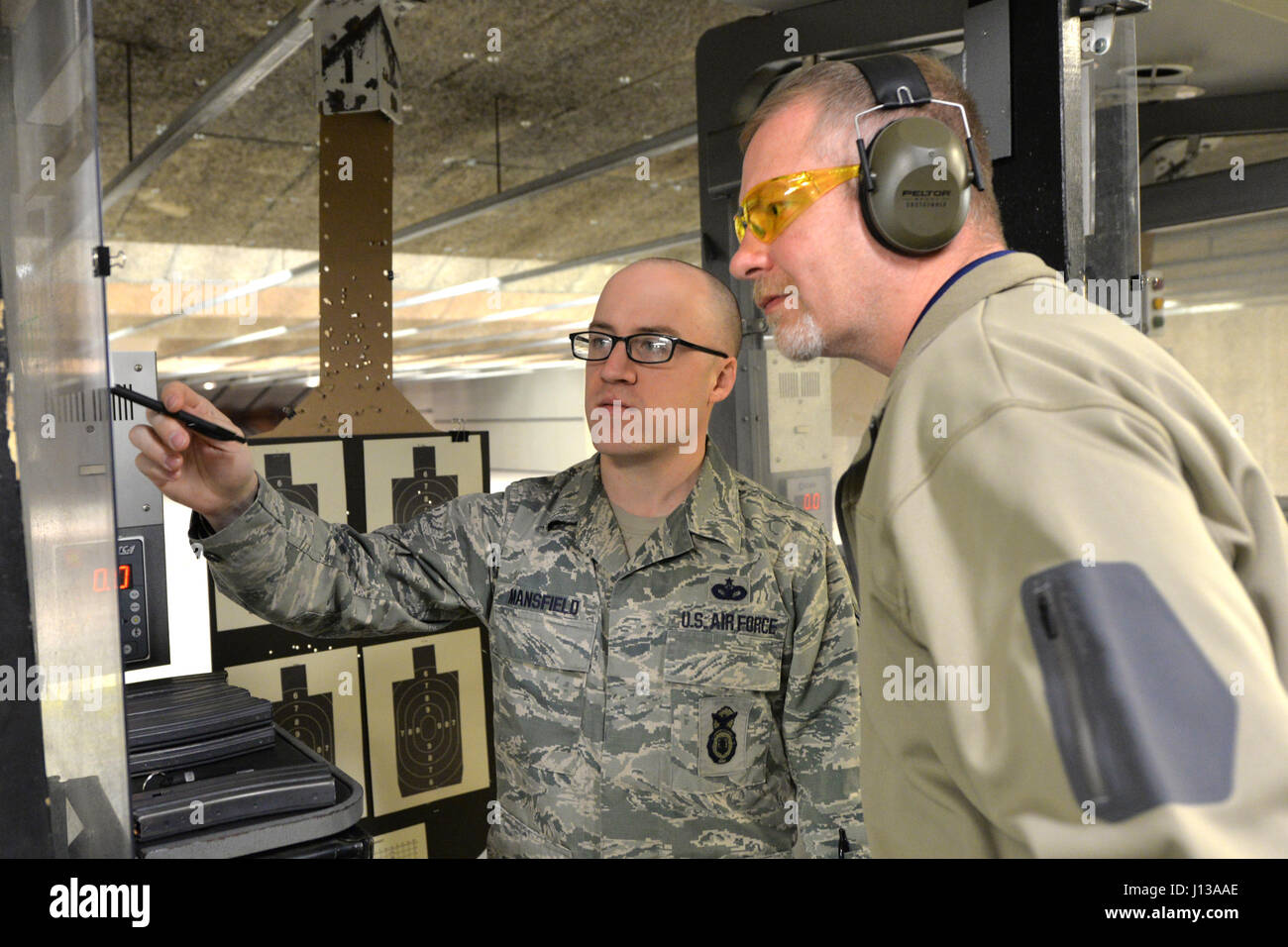 Retired Air Force Senior Master Sgt. Tom Garrett confirms his shooting ...