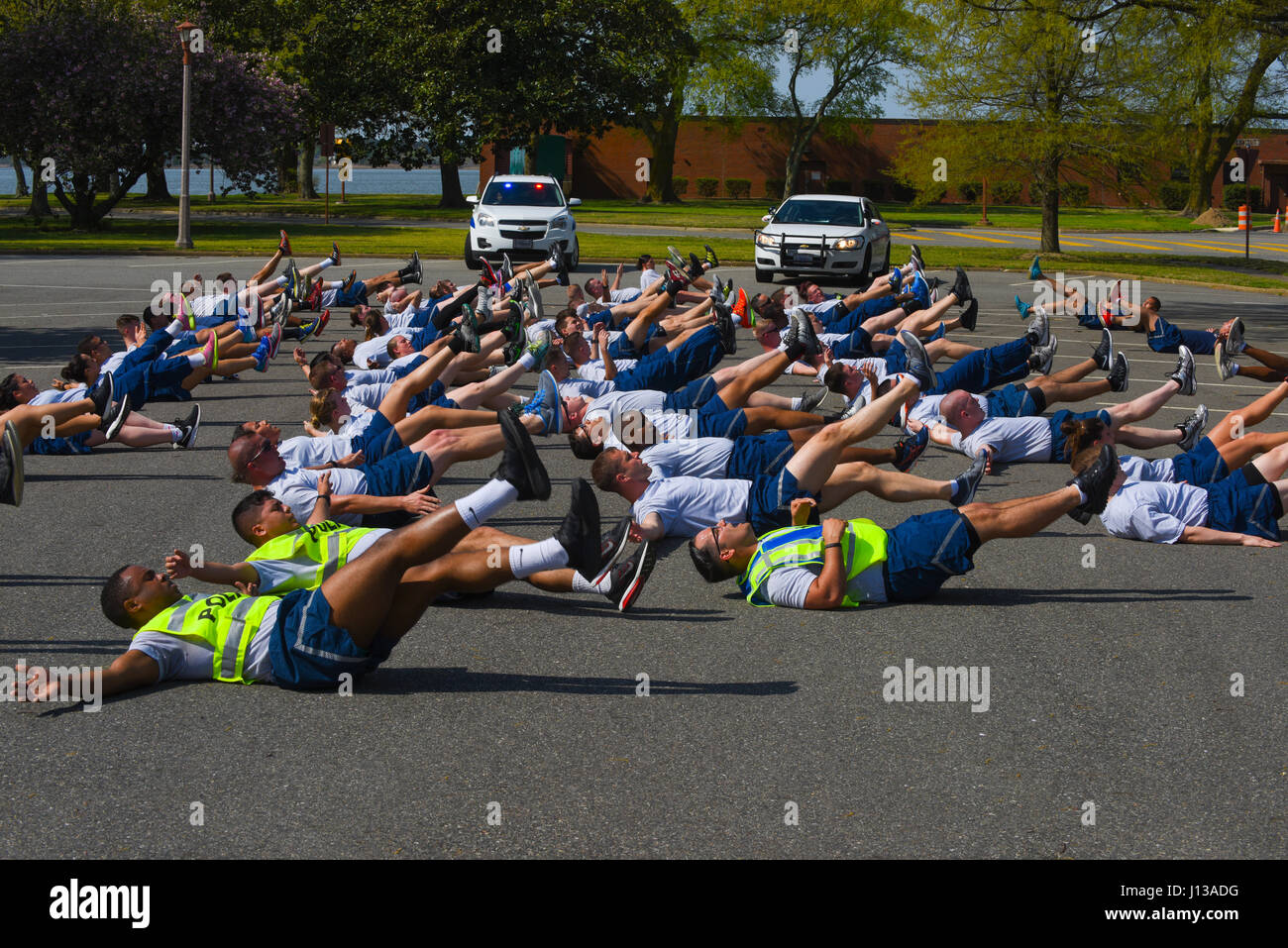 U.S. Air Force Airmen assigned to the 633rd Security Forces Squadron ...