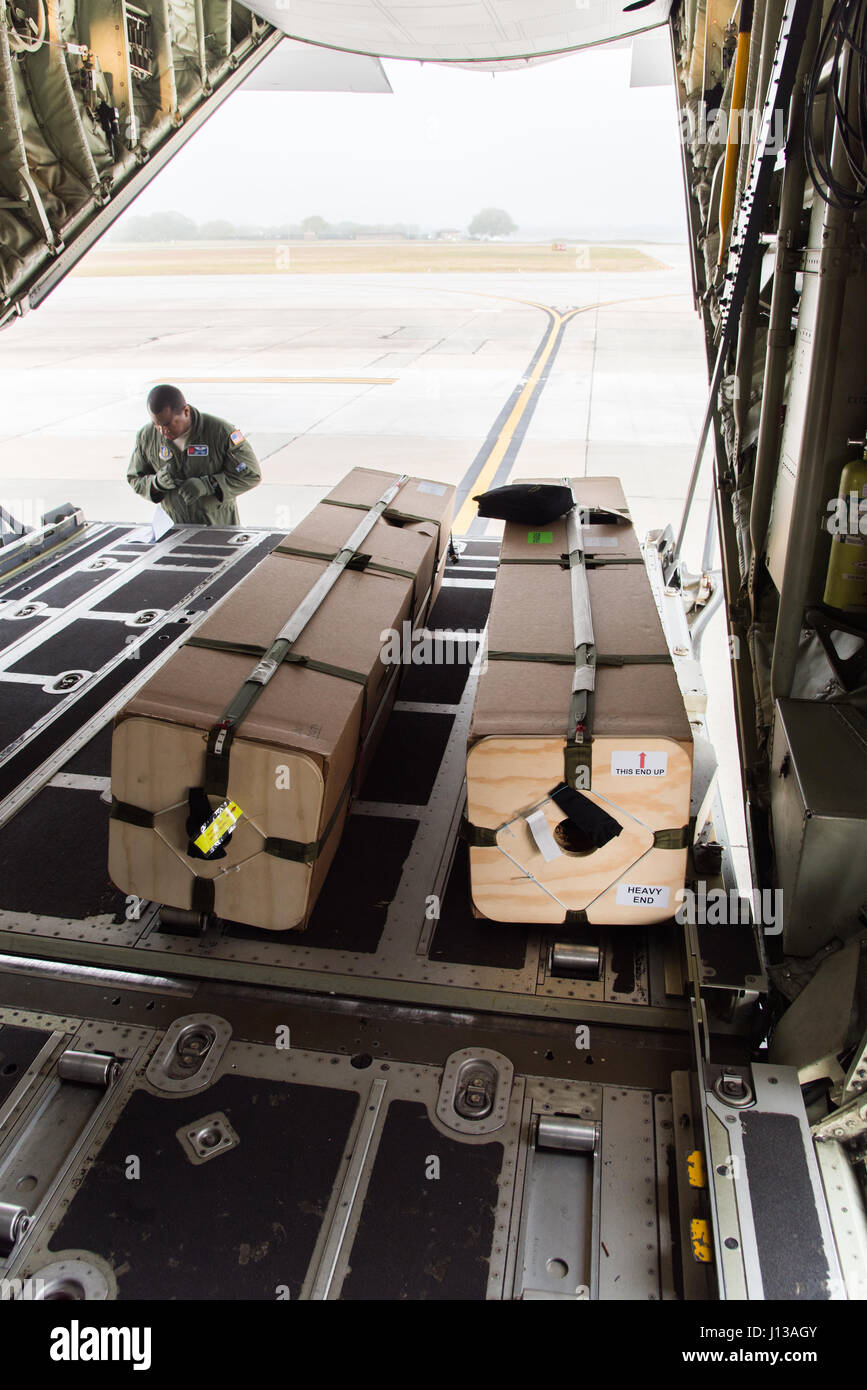 Staff Sgt. Larry Banks, 53rd Weather Reconnaissance Squadron loadmaster ...